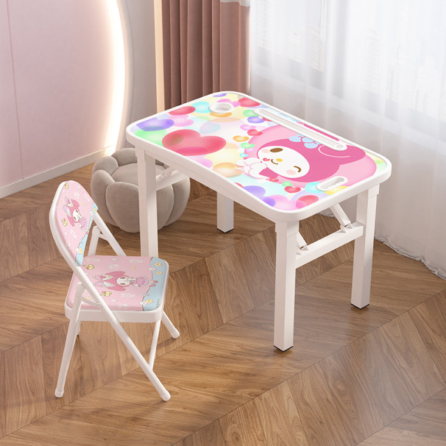 New children's study table home boys and girls foldable tables and ...