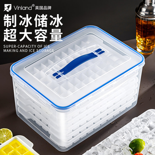 British frozen ice cube mold commercial large-capacity frozen ice box ...