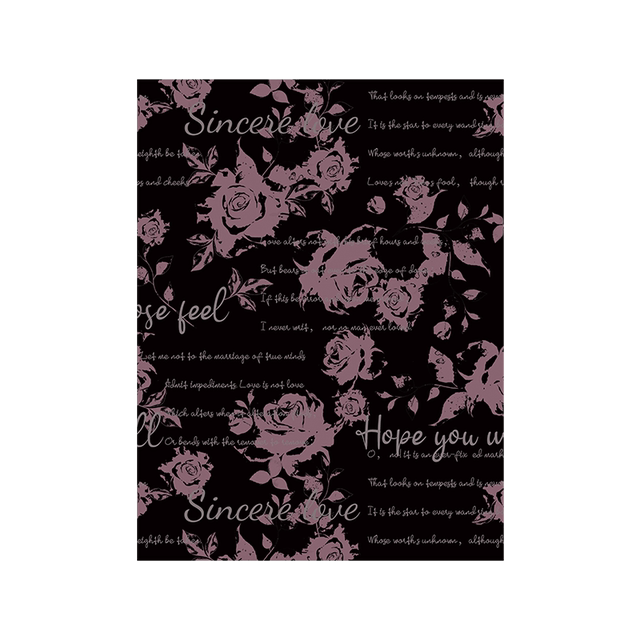 Xinyou's original collection of rose poems, flower wrapping paper ...
