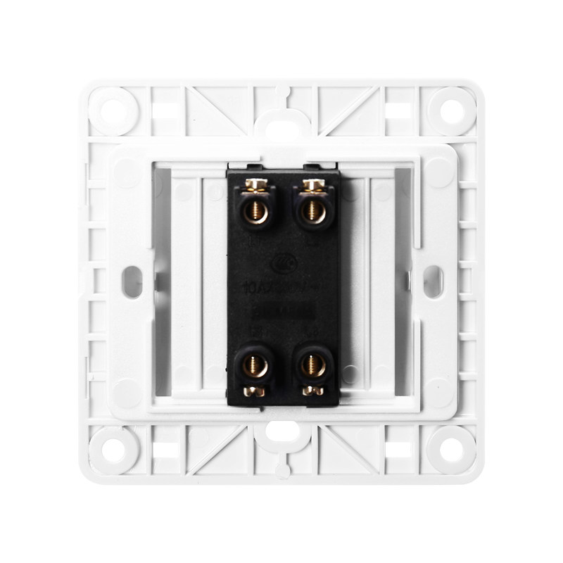 Siemens Type 86 Switch Socket - Single Open, Elegant White