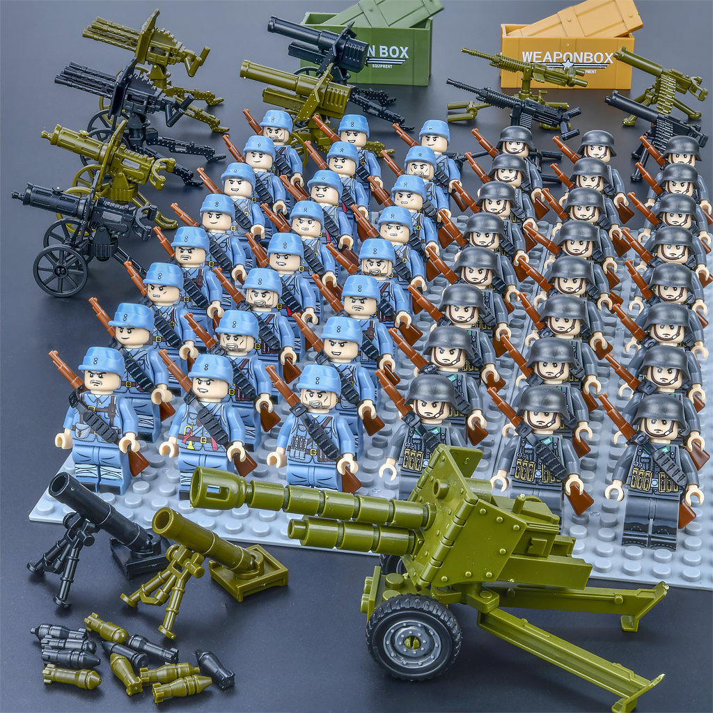 Full Crown Changjin Lake Volunteer Army Building Block Set - Eighth ...