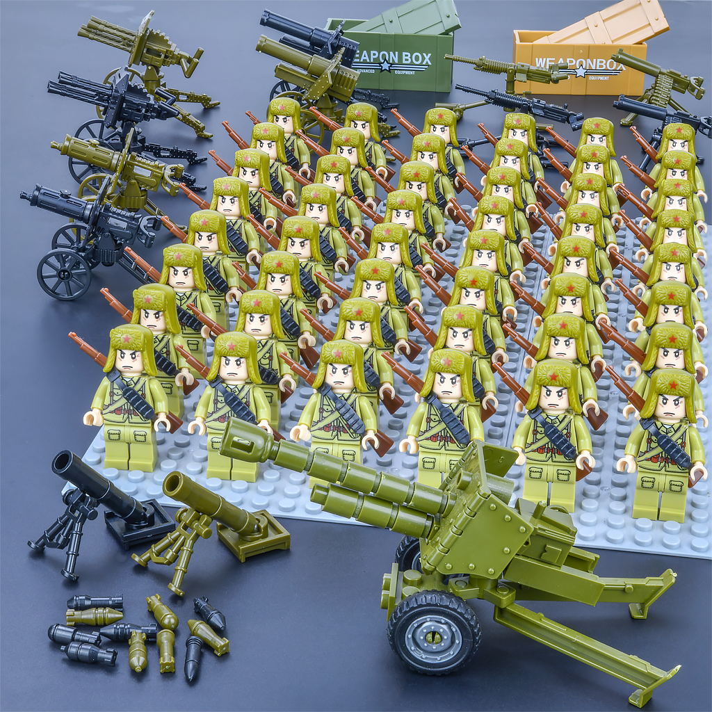 Full Crown Changjin Lake Volunteer Army Building Block Set - Eighth ...