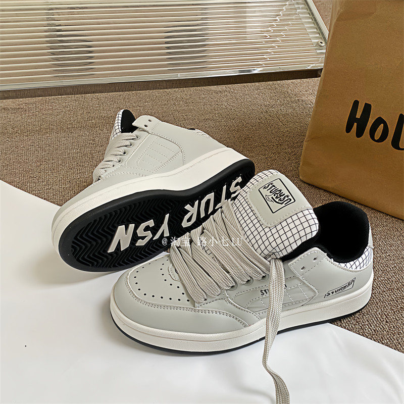 Couple style gray bread shoes men's ins trendy 2025 summer new student ...