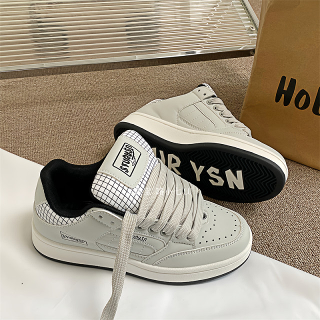 Couple style gray bread shoes men's ins trendy 2025 summer new student ...