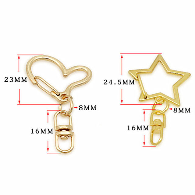 Alloy Five-Pointed Star Figure-Eight Buckle Cartoon Accessory Buckle ...