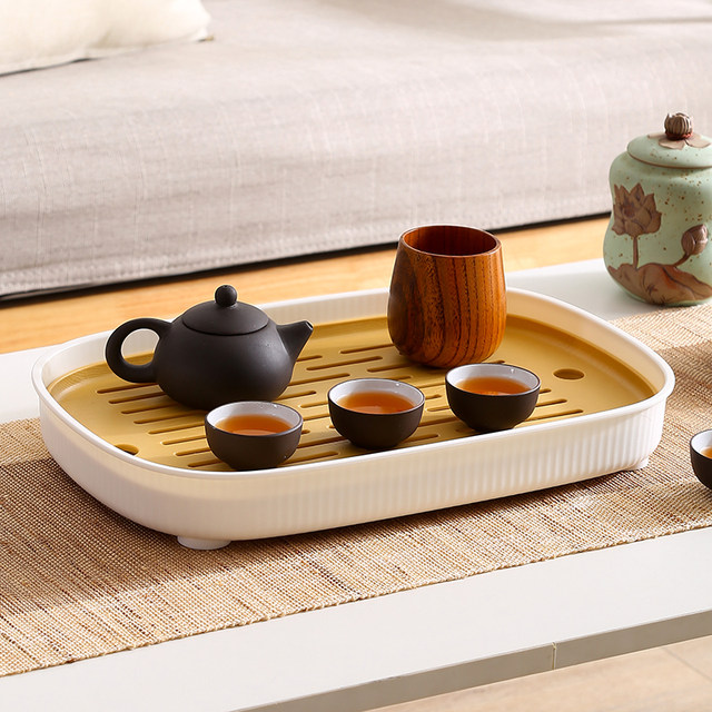 New high-end tea tray, household kung fu tea set tray, small tea sea ...