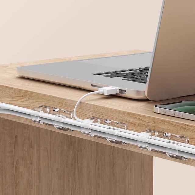 No-punch cable manager, wire holder, traceless self-adhesive data cable ...