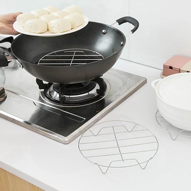 Kitchen supplies steaming rack stainless steel steaming vegetable rack ...