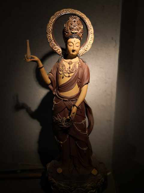 Shiwan Ceramics Shilu Guanyin Bodhisattva worships the decoration of ...