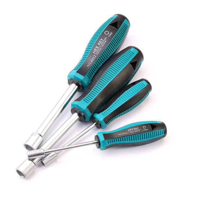 Socket screwdriver casing driver outer hexagonal socket wrench nut ...