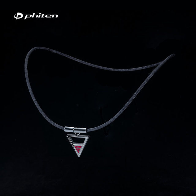 Phiten collection series METAX necklace mysterious triangle pendant neck collar unisex sports collar