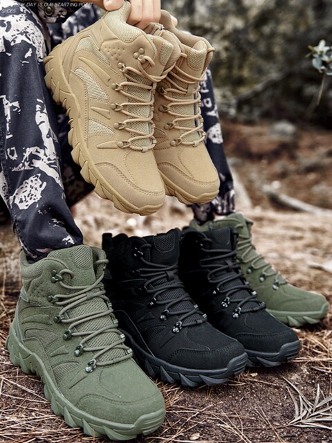 Foreign trade original single military fan military hook boots special ...