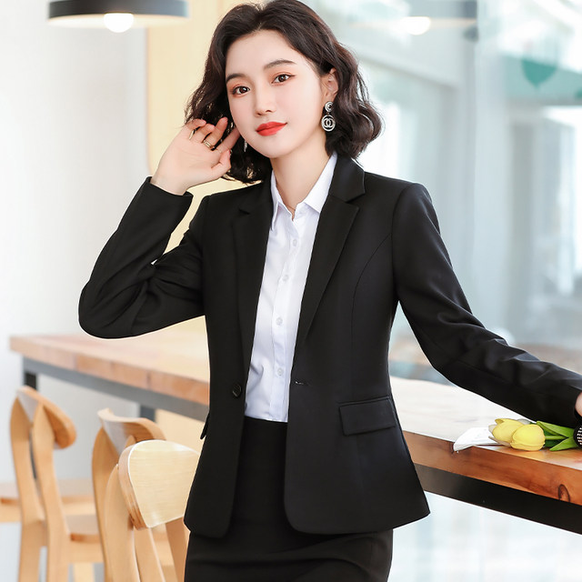 Spring and summer college student interview professional wear small ...