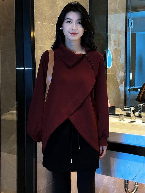 2024 Autumn and Winter New Best European Style Irregular Sweater Female ...