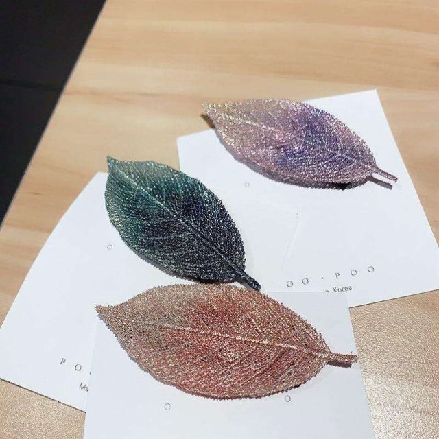 Internet celebrity ins leaf bangs stickers cute posts broken hair ...