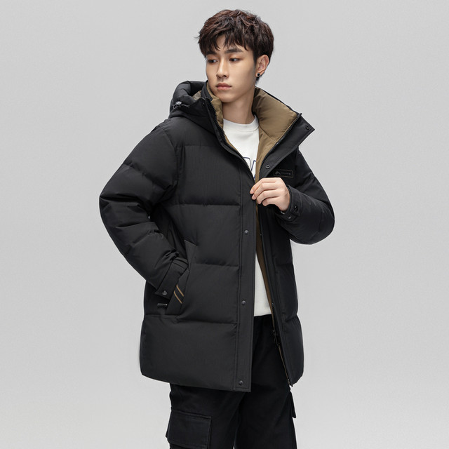 Snow Flying 2024 Winter New Men's Short Hooded Down Jacket Japanese Style Comfortable Windproof ...