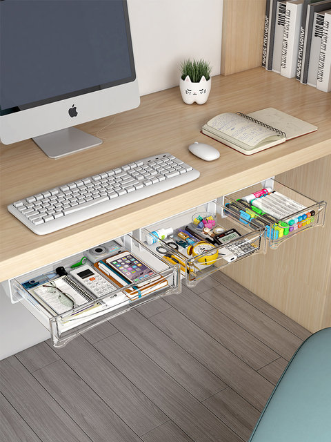 Office desk file large capacity storage box dormitory student desk ...
