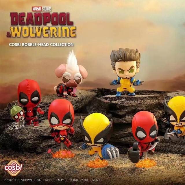 Genuine hottoys Marvel Deadpool and Wolverine Series Blind Blind Movie ...