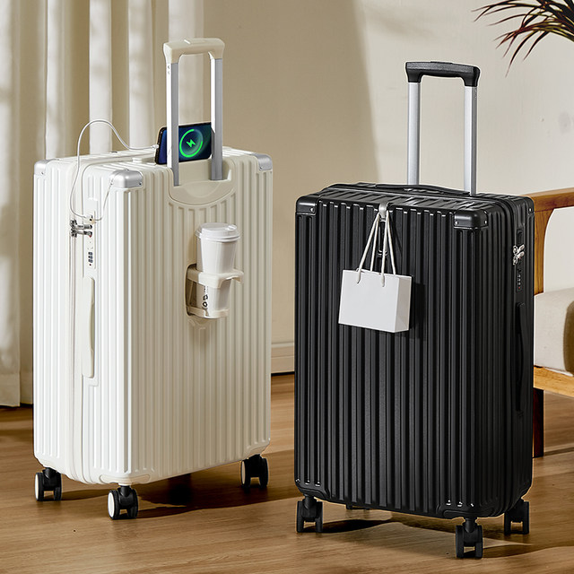 Luggage suitcase 20 inches 24 women's 2024 new double enclosed inner ...