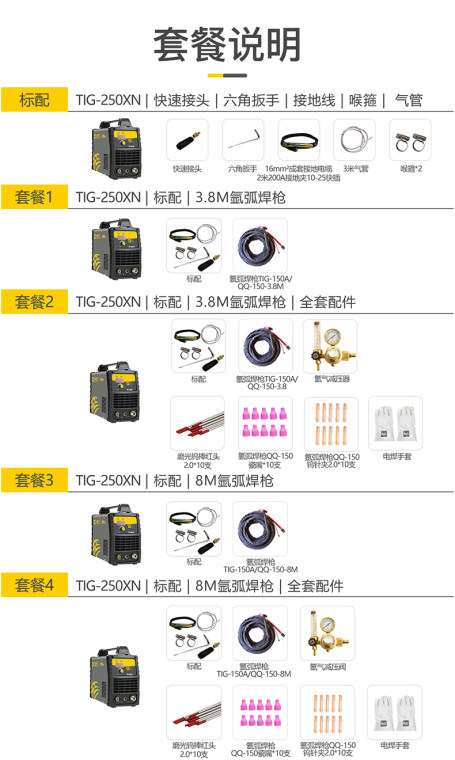 Shanghai Hugong tig250 argon arc welding machine 220v household ...