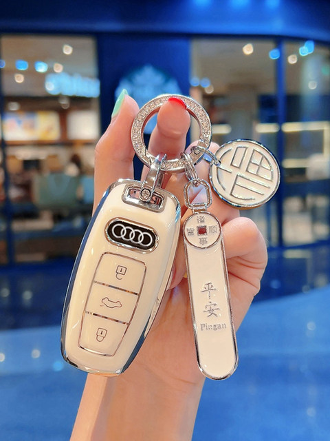 Suitable for Audi A3 key cover q3 car q2l buckle a6l high-end a4l women ...