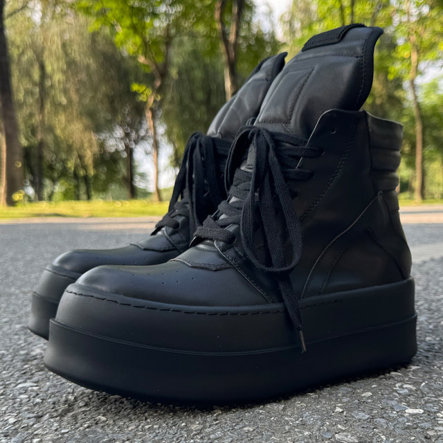 2024SS tide RO FABLED black inverted triangle thick bottom high -top ...