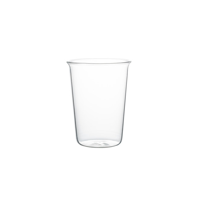 Japanese commercial high temperature resistant transparent glass coffee cup ins style 420ml ...