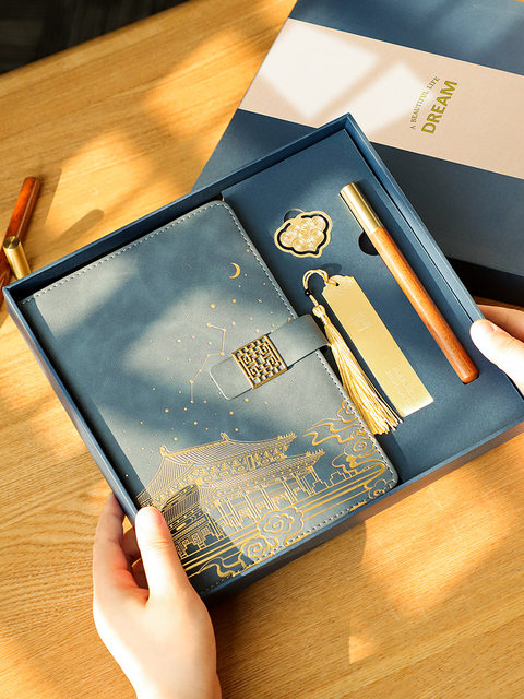 Laptop gift box set custom printed logo with pen 2025 new high-value ...
