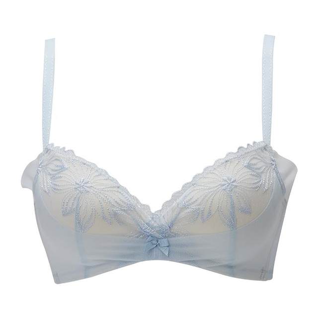 Triumph/Triumph wire-free embroidered breast-shrinking lace push-up bra 11-1660