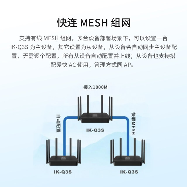 Aigai IK-Q3S Gigabit enterprise-level router industrial broadband ...