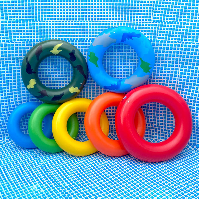 Extra thick rubber swimming ring, children's armpit ring, adult life ...