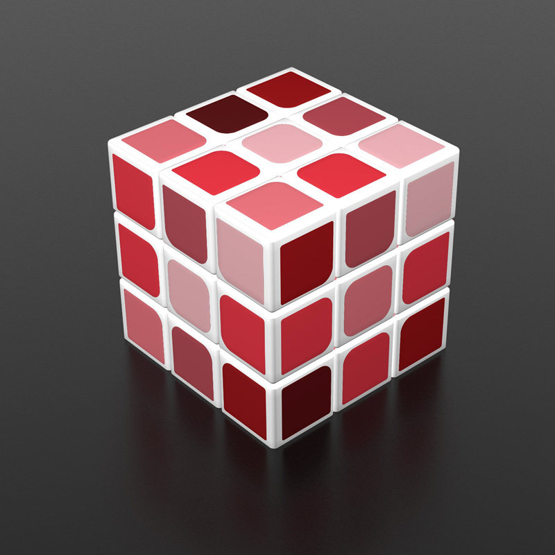 Custom-Made Rubik's Cube - Creative Color Educational Toy Set for ...