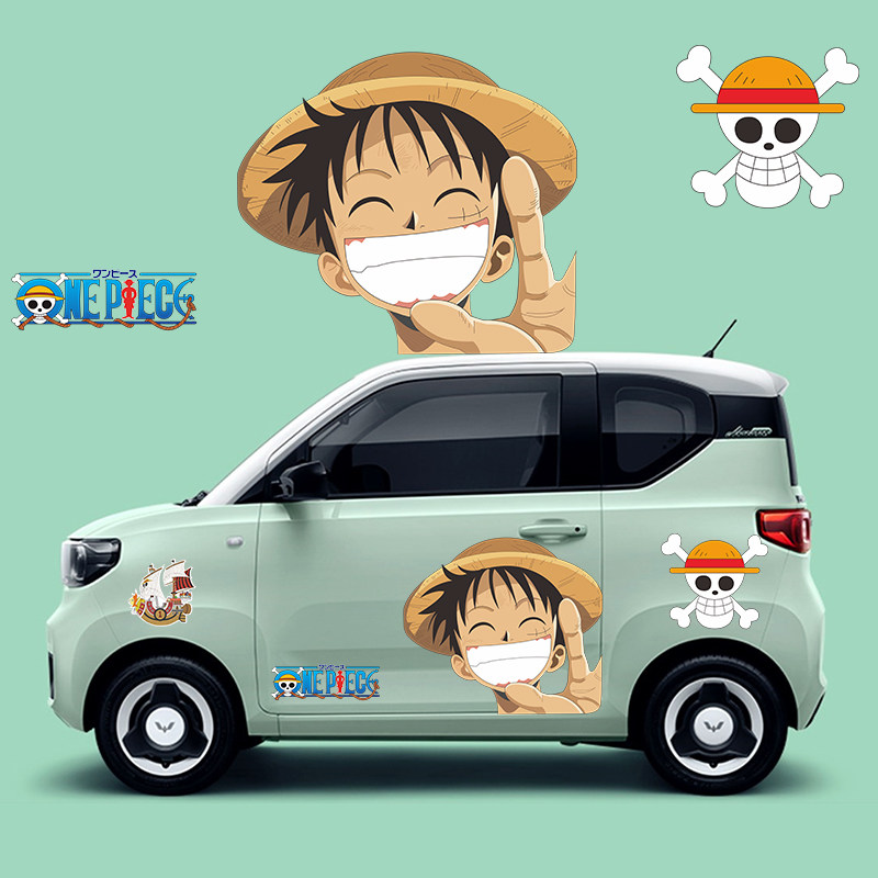 Wuling Hongguang mini car sticker Chery Little Ant Ice Cream cartoon ...