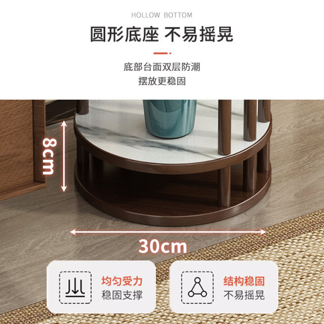 New Chinese flower shelf living room floor-standing storage rack ...