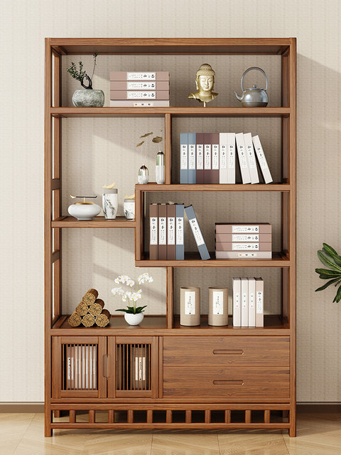 Bogu rack new Chinese tea set tea storage rack non-solid wood Duobao ...