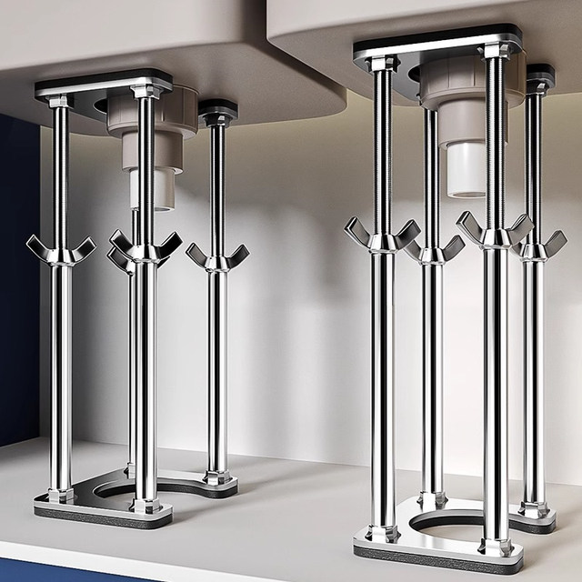 Under-counter basin support rack, kitchen sink bracket, fixed hand ...