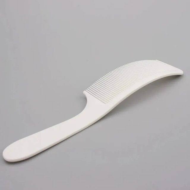 Special curved comb for barbering, professional men's haircut, flat ...
