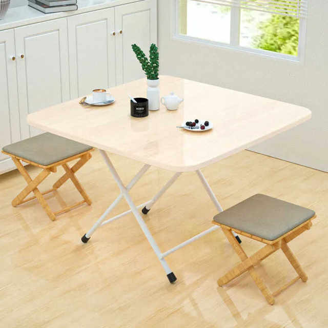 Folding table dining table Simple home dormitory rental house Eating ...