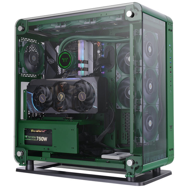 Tt desktop computer water-cooled main chassis CoreP6TG open wall ...