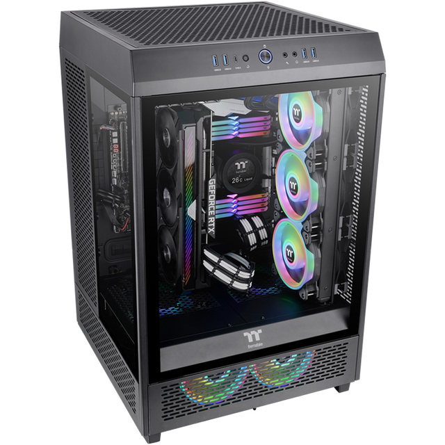 Tt desktop computer main chassis Tower500 white mid-cabinet chassis ...