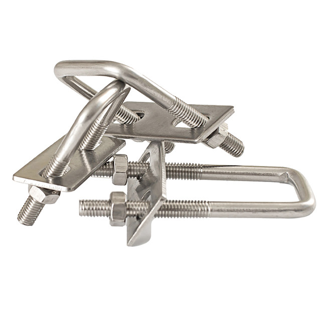 304 stainless steel/carbon steel galvanized square card right angle U ...