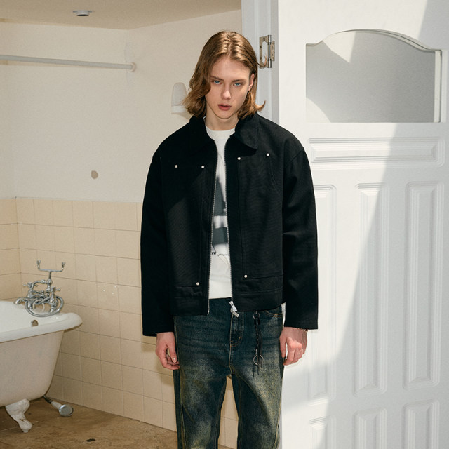 KREATEcleanfit urban commuting American four-button workwear logging jacket