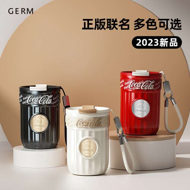GERM Coca-Cola thermos coffee cup female high-looking portable water ...