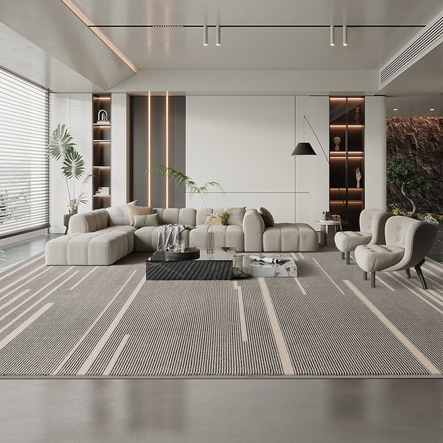 Juhua carpet living room modern simple high-end light luxury wabi-sabi ...