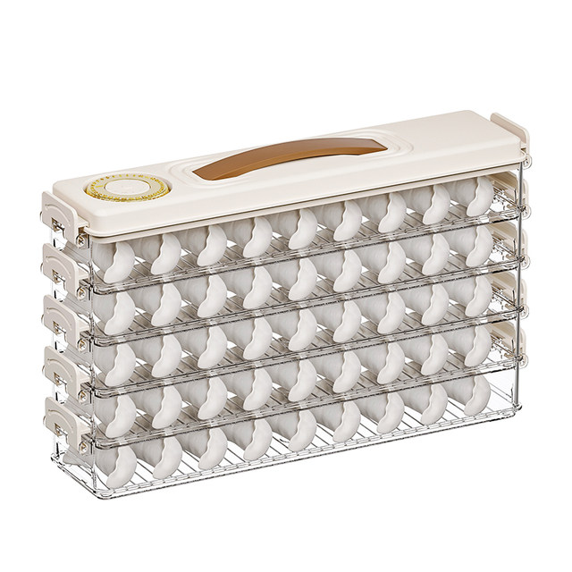 Dumpling box household food-grade kitchen refrigerator side door ...