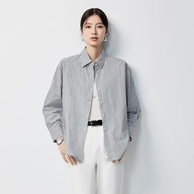 100 cotton Luo Mongolian Spring and Autumn Ms. Long -sleeved shirt ...