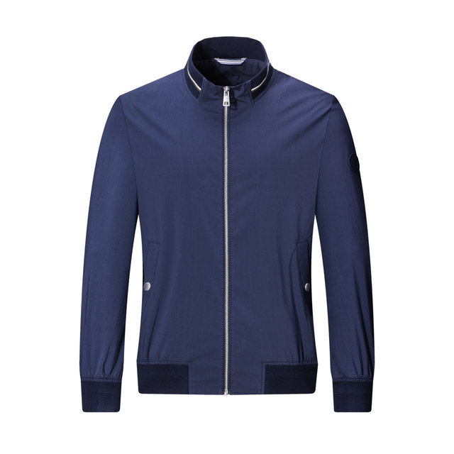 Septwolves Men's Stand Collar Single Jacket 2024 Spring and Autumn New ...