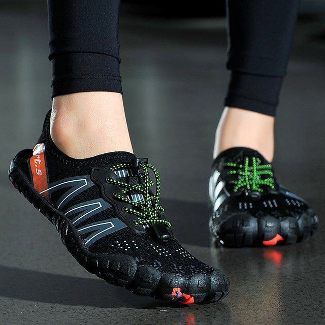 Indoor fitness shoes for men and women, non-slip treadmill shoes, shock ...