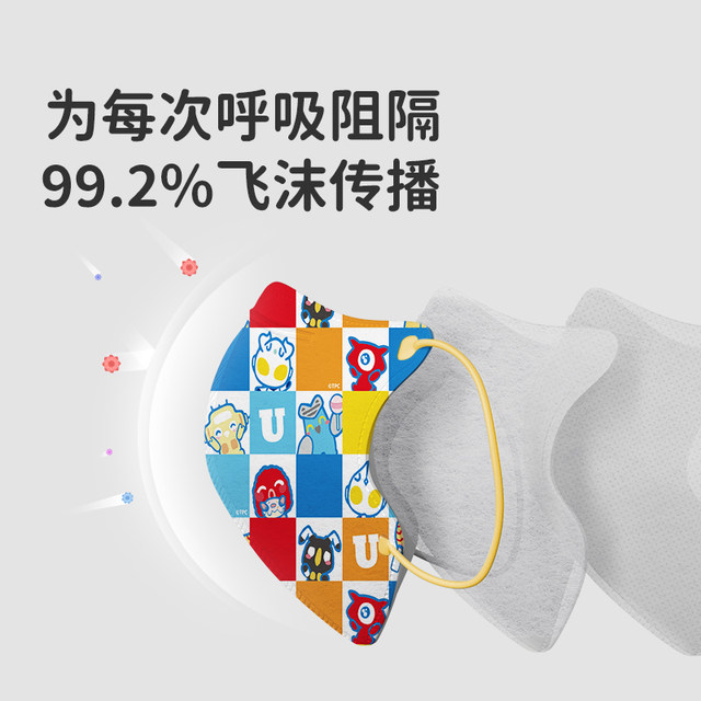 Green nose Altman baby mask 0-6 years old children's new national ...