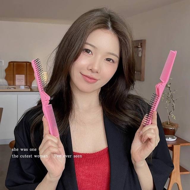 Folding comb for ladies, children, girls, baby, small and portable ...